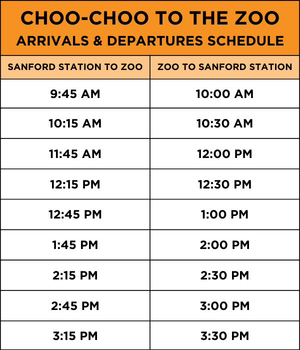 Central Florida Zoo & Botanical Gardens Choo-Choo to the Zoo - Central ...